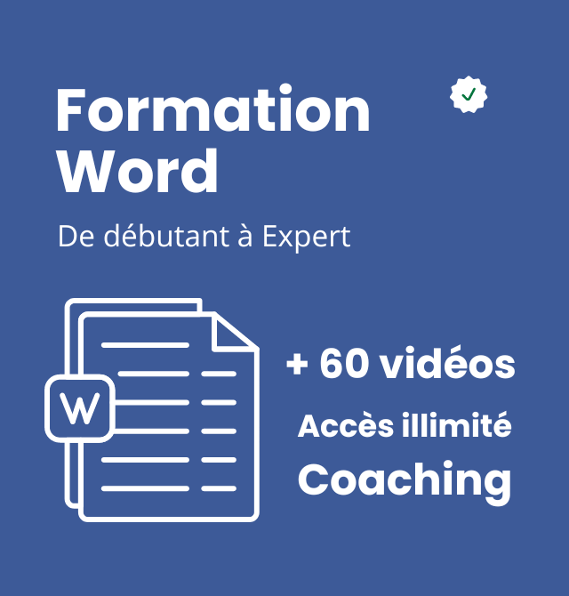 Formation Word de débutant à Expert